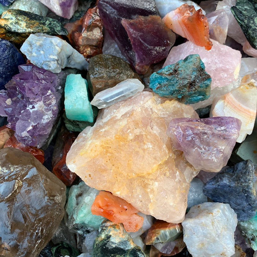 Rough Cut Crystals & Stones