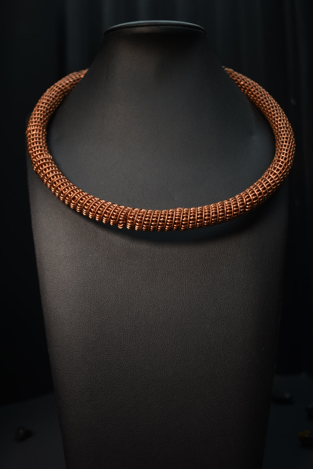 The Photon Torus Field — Copper Choker Necklace